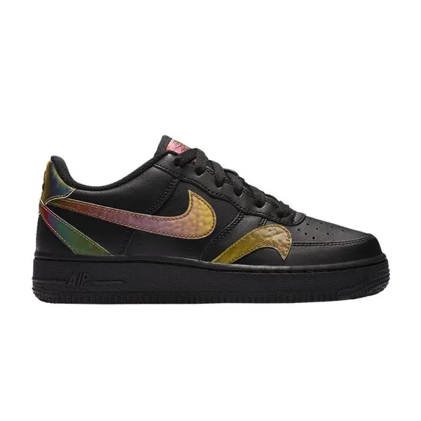 Nike Air Force 1 Lv8 2 Gs Misplaced Swooshes Multi - Black
