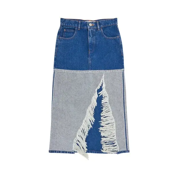 Marni Coated Denim Skirt