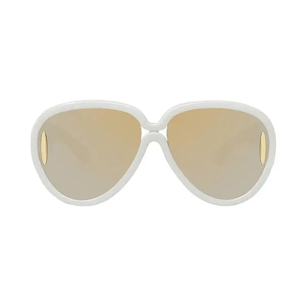 Loewe X Paula's Ibiza Pilot Mask Sunglasses - White