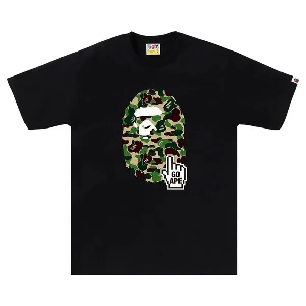 A BATHING APE Abc Camo Tee - Black