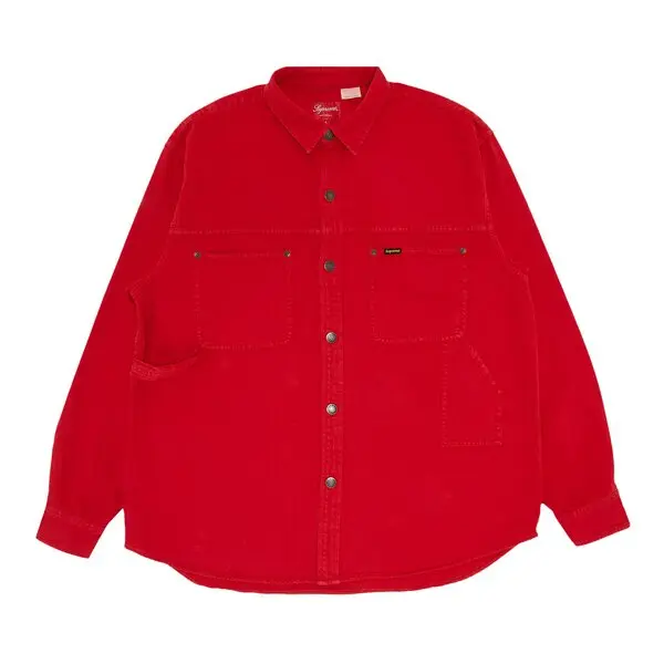 Supreme Denim Painter Shirt - Red