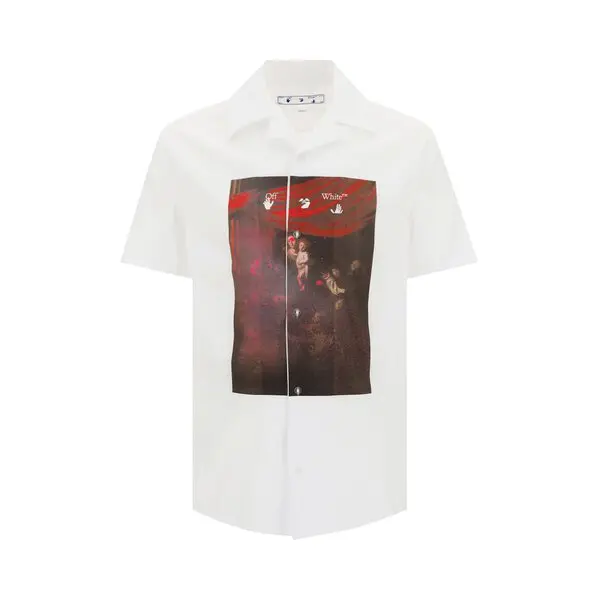 Off-White Sprayed Caravaggio Holiday Shirt