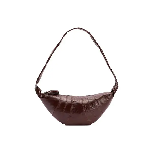 Lemaire Medium Croissant Bag Brown Editorialist