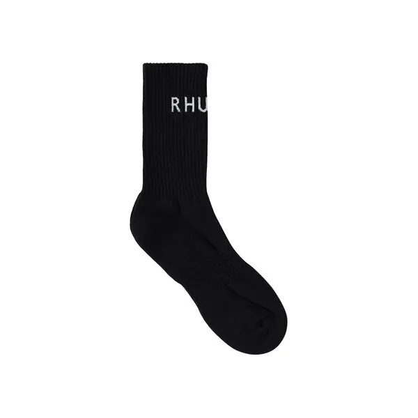 Rhude Classic Logo Socks - Black