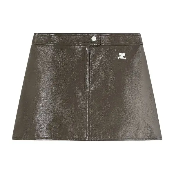 COURREGES Vinyl Reedition Skirt - Green