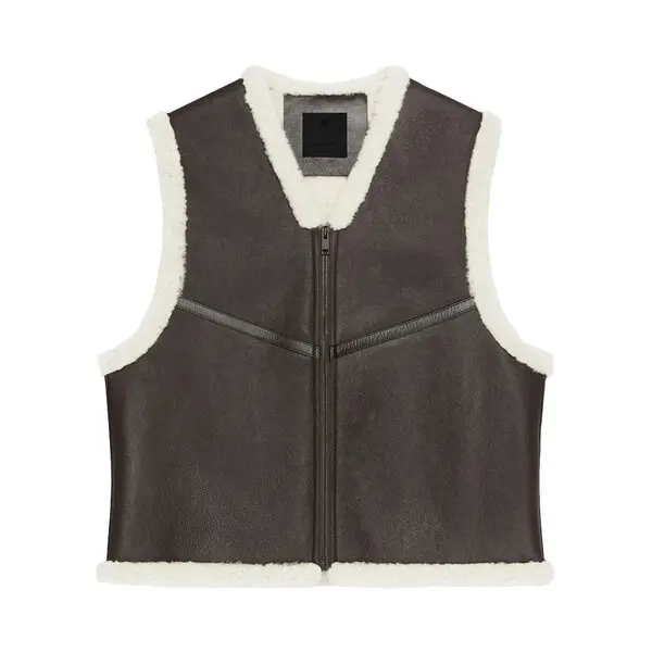 Givenchy Mixed Material Gilet