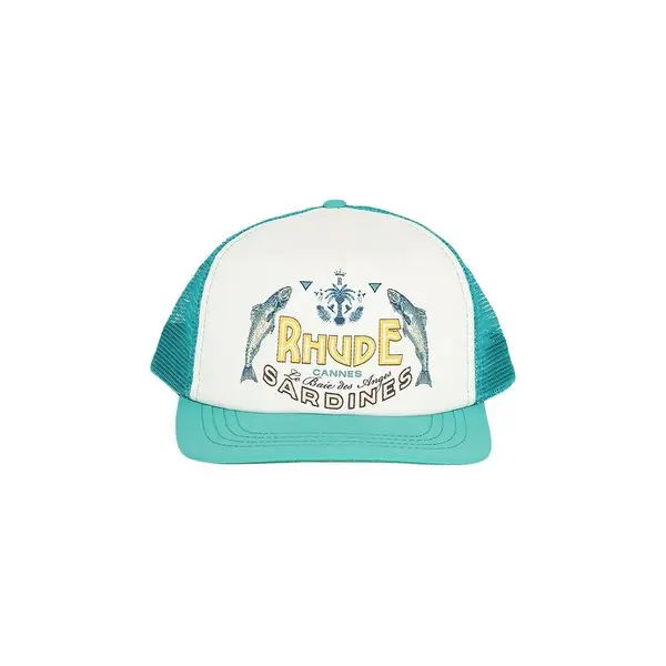 Rhude Sardines Trucker Cap - White