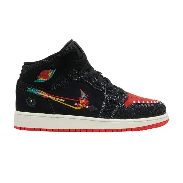 JORDAN 1 Mid Se Gs ‘siempre Familia - Black