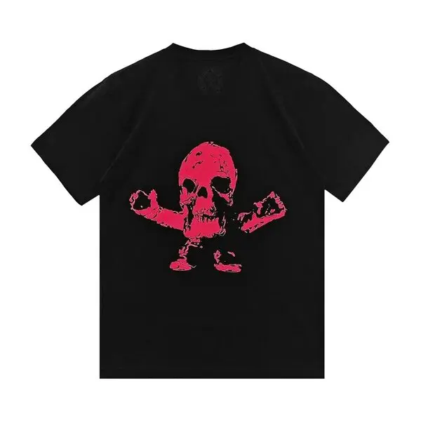 Chrome Hearts Foti Logo Short-sleeve T-shirt /pink - Black