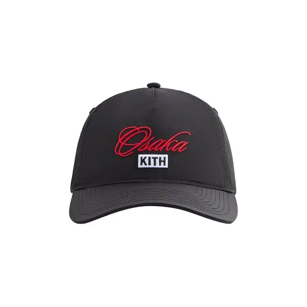 Kith Osaka Bay Low Pinch Crown Cap - Black