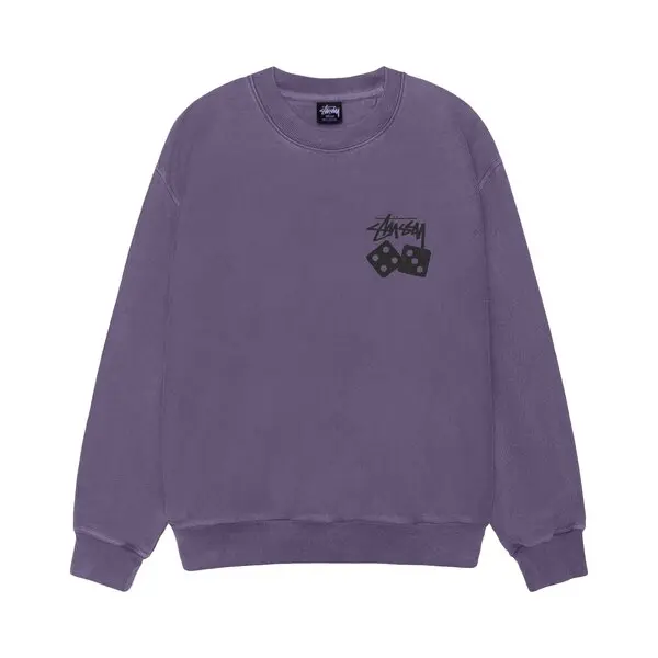 StÜssy Dice Crewneck - Purple