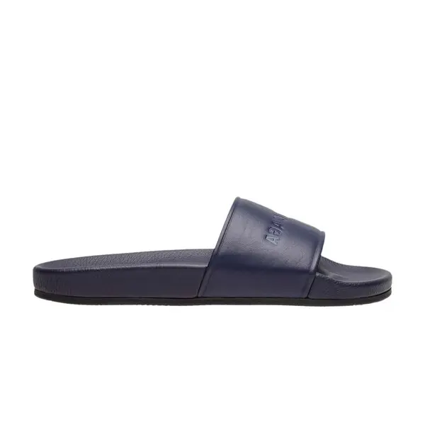Balenciaga Logo Slides - Blue