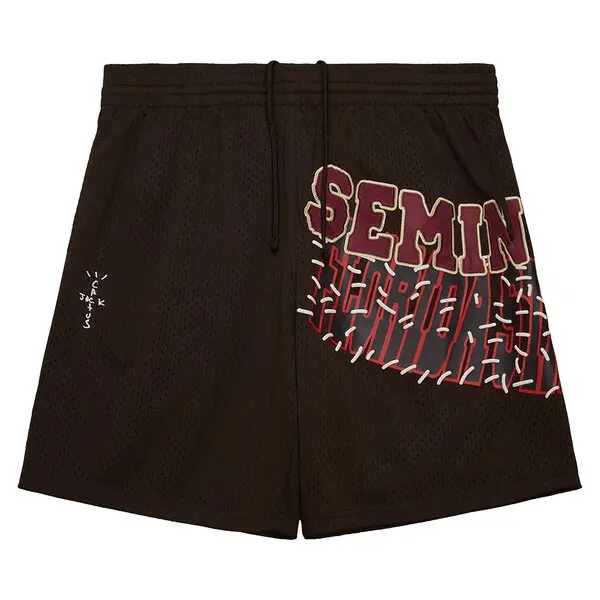 TRAVIS SCOTT Cactus Jack X Mitchell & Ness Florida State University Shorts
