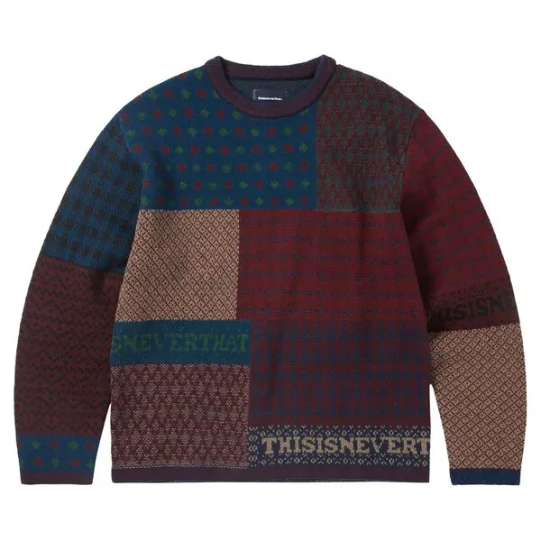 THISISNEVERTHAT Block Knit Long-sleeve