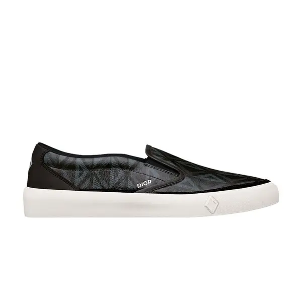 Dior B101 Cd Diamond Slip-on Sneakers - Black
