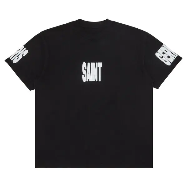 PARIS SAINT-GERMAIN Headline Logo T-shirt - Black