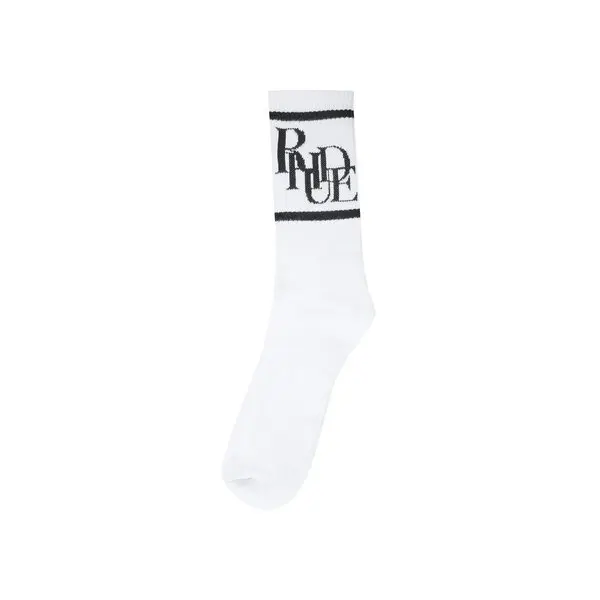 Rhude Scramble Logo Sock - White
