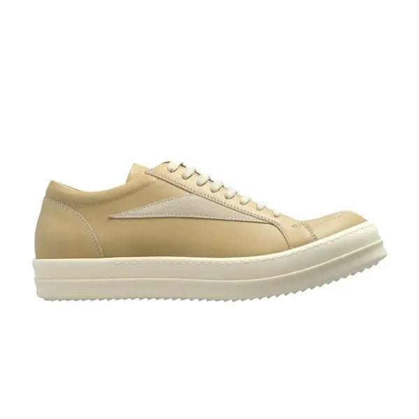 Rick Owens Hollywood Vintage Low Sneakers - Cream