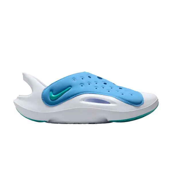 Nike Aqua Swoosh Sandal Gs - Blue