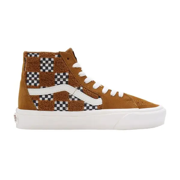 VANS Sk8-hi Tapered Tufted Check Sneakers - Brown