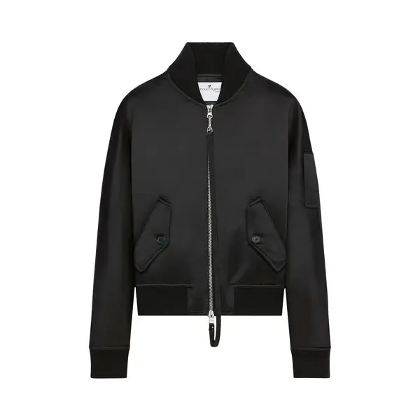 COURREGES Scuba Satin Bomber Jacket