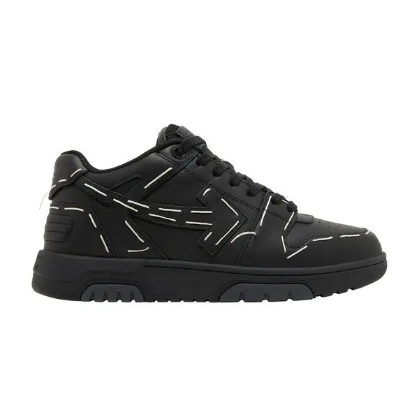 Off-White Out Of Office 'sartorial Stitch' Sneakers - Black