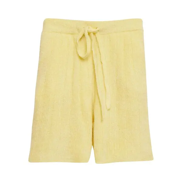 THE ELDER STATESMAN Chenille Rib Short