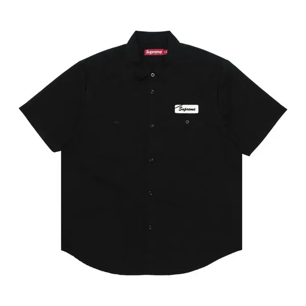 Supreme Short-sleeve Work Shirt - Black