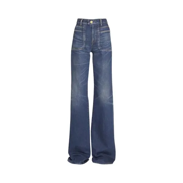 Balmain High-waisted Flare Jeans