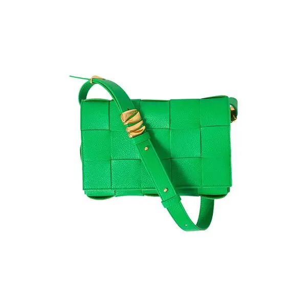 Bottega Veneta Cassette Shoulder Bag - Green