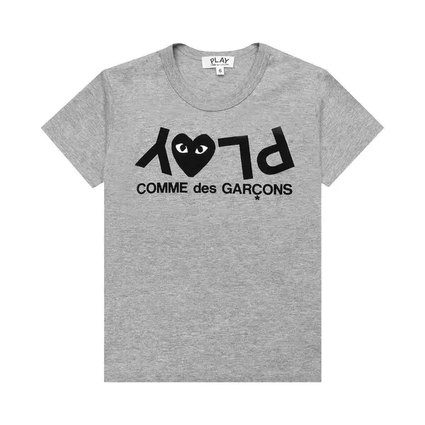 Play Comme Des Garcon Inverted Text T-shirt