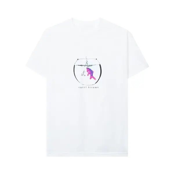 ANTI SOCIAL SOCIAL CLUB Glitter Tee - White