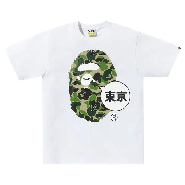 A BATHING APE Tokyo Big Ape Head City Tee - White