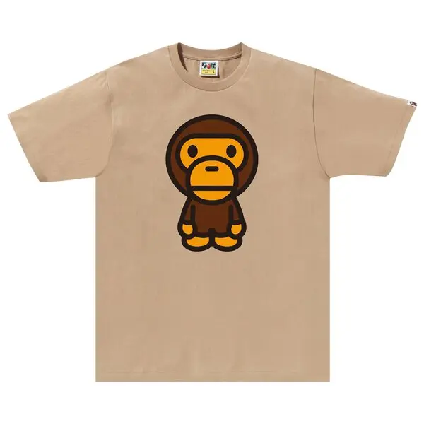 A BATHING APE Big Baby Milo Tee - Cream