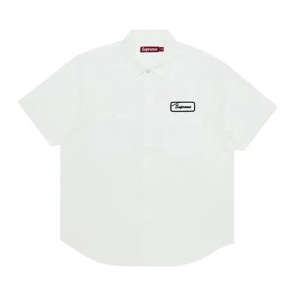 Supreme Short-Sleeve Work Shirt - White | Editorialist