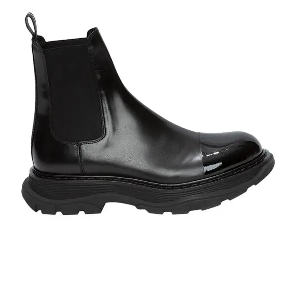 Alexander McQueen Tread Chelsea Boot - Black