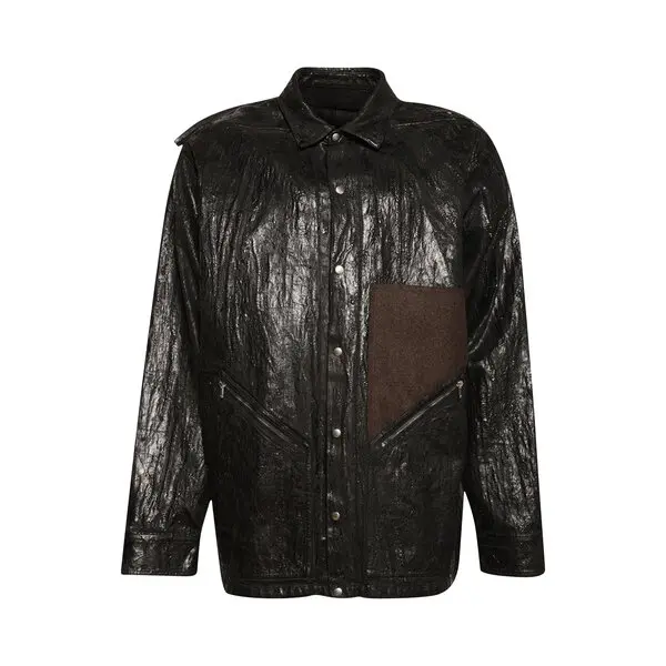 Rick Owens Distressed Denim Jacket