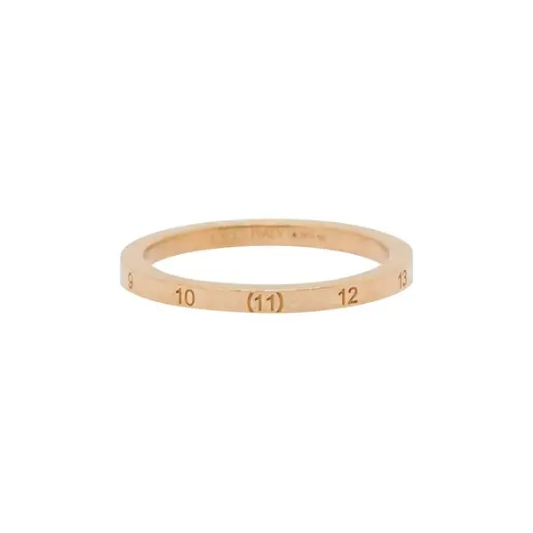 MAISON MARGIELA Numbers Engraved Ring - Gold