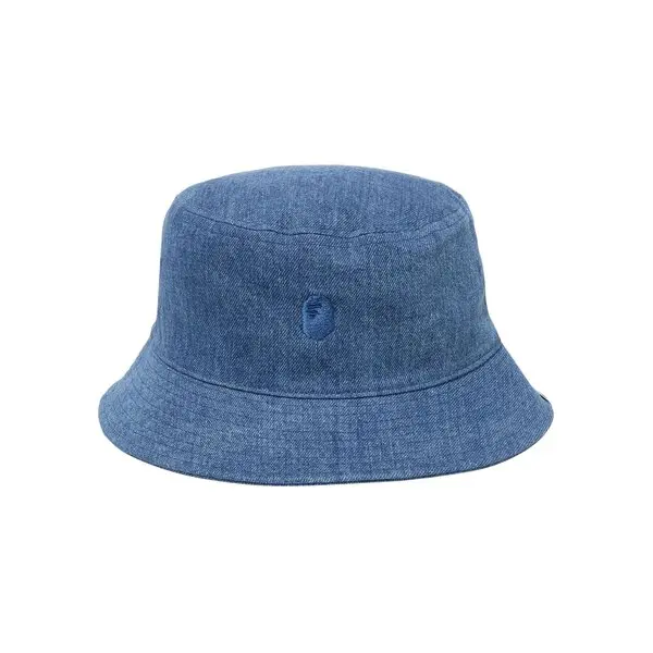 A BATHING APE Denim Bucket Hat - Blue