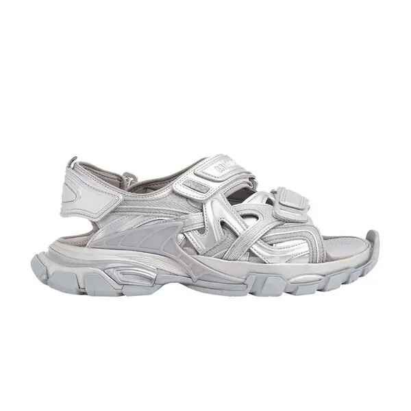 Balenciaga Track Sandal - Silver