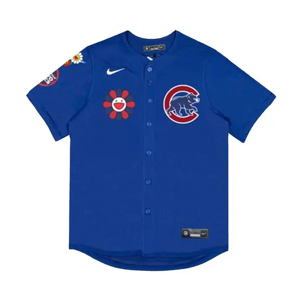 Nike X Takashi Murakami X Mlb World Tour Tokyo Series 2025 Cubs Away Jersey - Blue