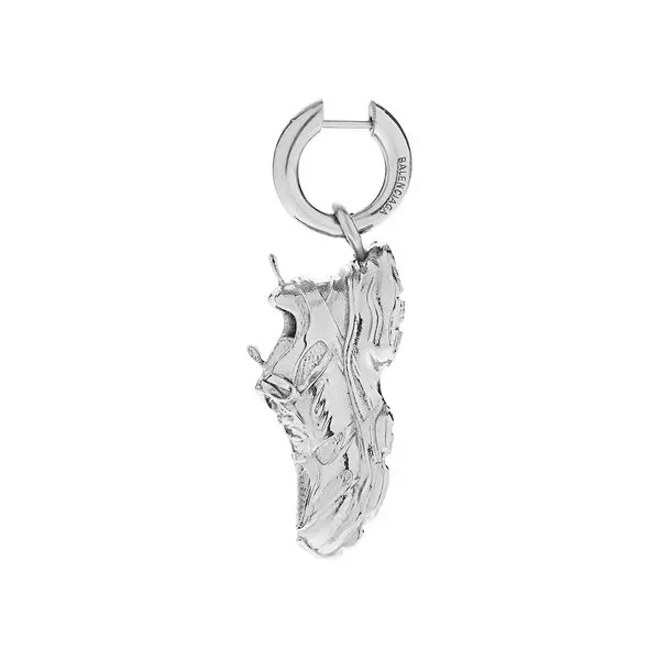 Balenciaga Keyholder Cargo Earring - Silver
