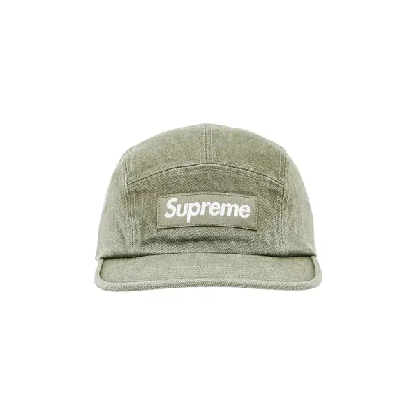 Supreme Denim Camp Cap - Green