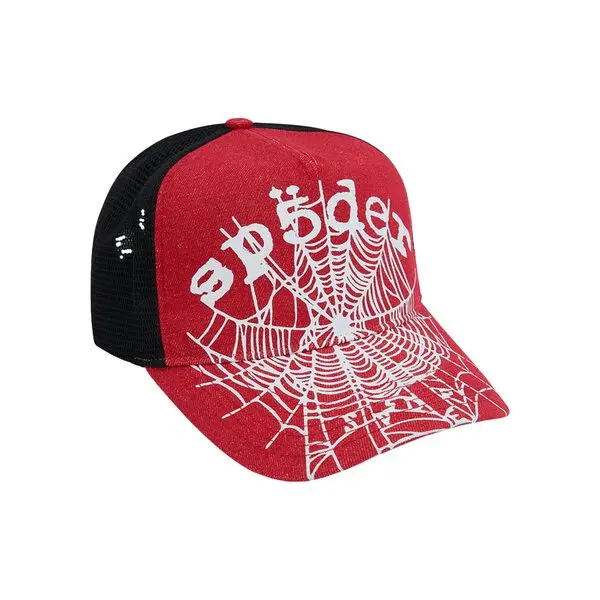 SP5DER Denim Og Web V2 Trucker - Red