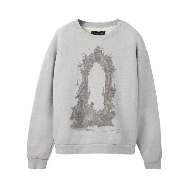 WHO DECIDES WAR BY EV BRAVADO Arc Mirror Pullover