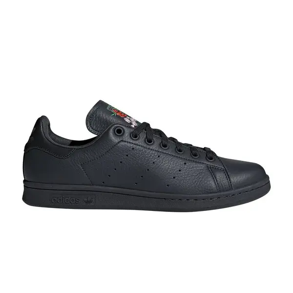 Adidas Stan Smith Floral Sneakers - Black
