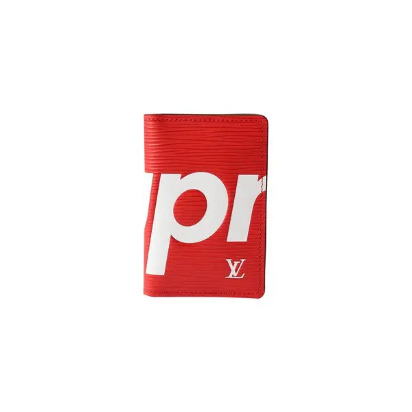 LOUIS VUITTON X Supreme Pocket Organizer - Red