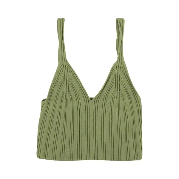 MAISON MARGIELA Gauge Ribbed Tank Top