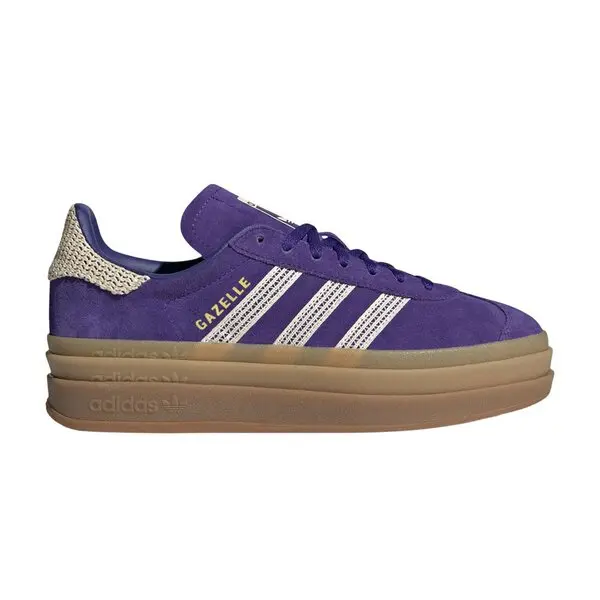 Adidas Wmns Gazelle Bold Crochet Pack Sneakers Purple Editorialist