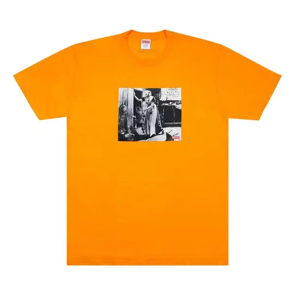 Supreme X Mike Kelley Hiding From Indians Tee - Orange